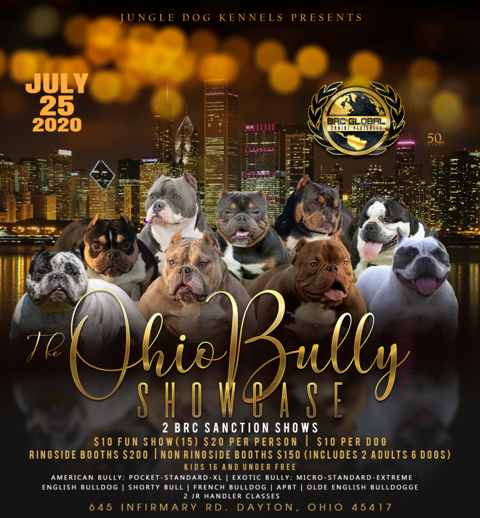 Ohio Bully Showcase July 2020 | Montgomery County Fairgrounds