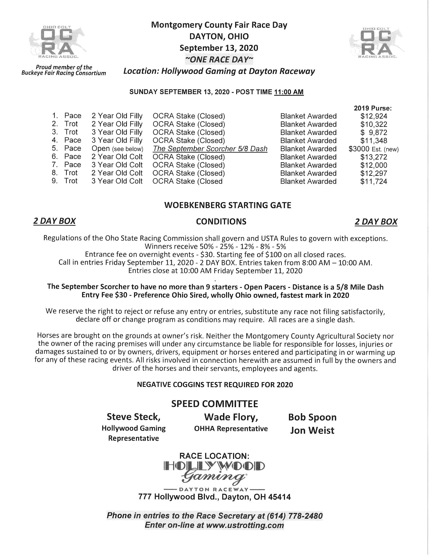 Montgomery County Fair Race Day @ Hollywood Gaming at Dayton Raceway ... Montgomery County Fair Race Day @ Hollywood Gaming at Dayton Raceway ...